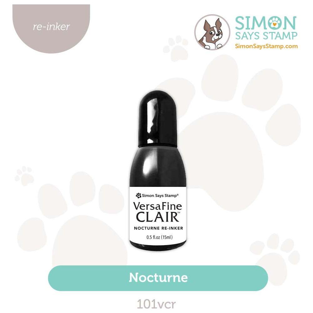 Simon Says Stamp Nocturne Black Versafine Clair Re Inker 101vcr