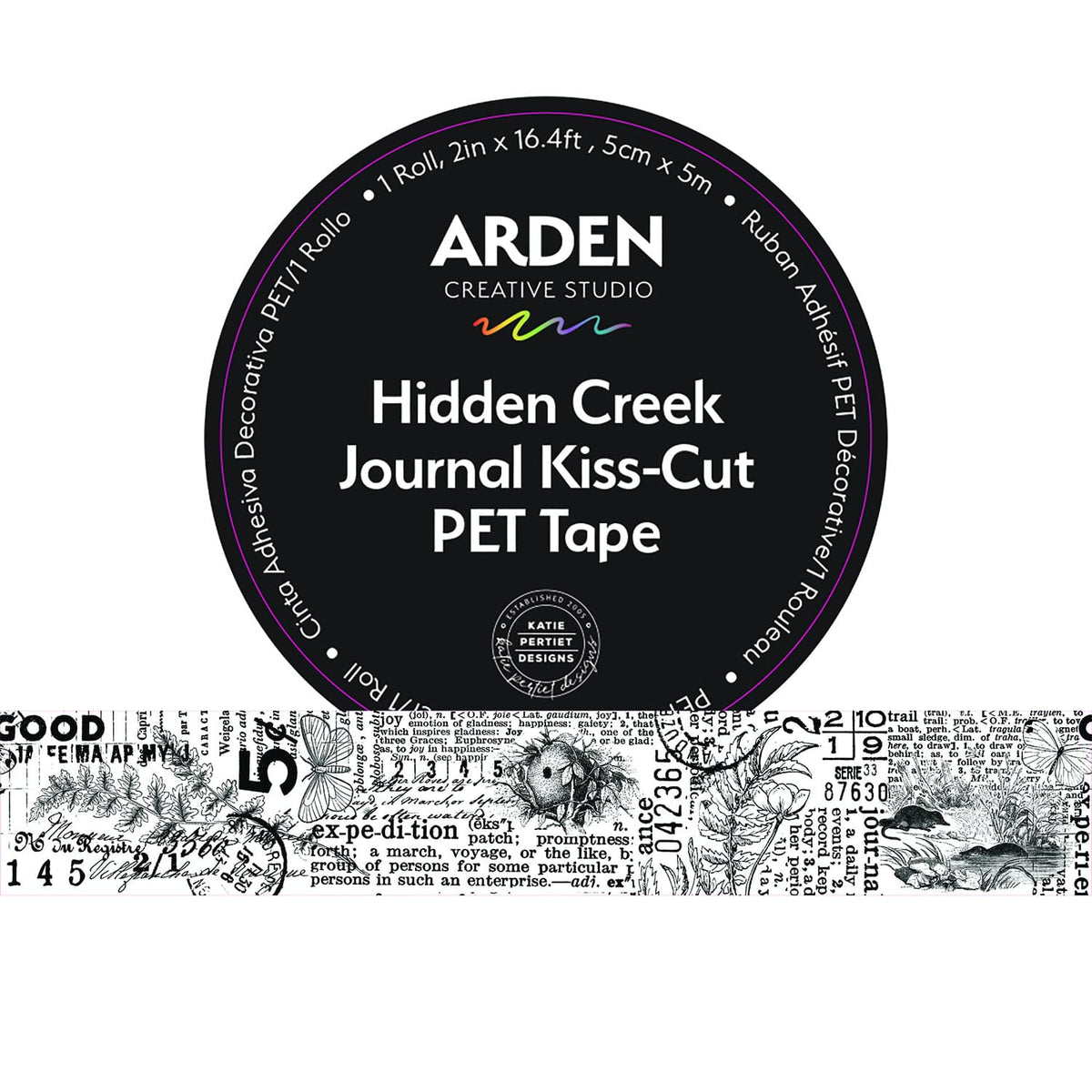 Arden Creative Studio Hidden Creek Journal Kiss Cut Tape acsct0002 – Simon Says Stamp
