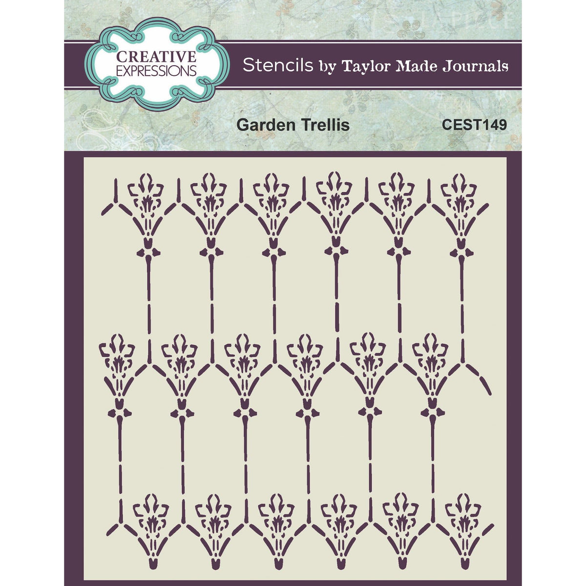 Creative Expressions Garden Trellis Stencil cest149* – Simon Says Stamp