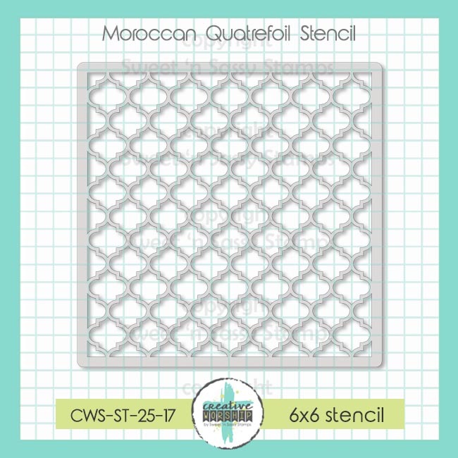 Creative Worship Moroccan Quatrefoil Stencil cws-st-25-17 – Simon Says ...