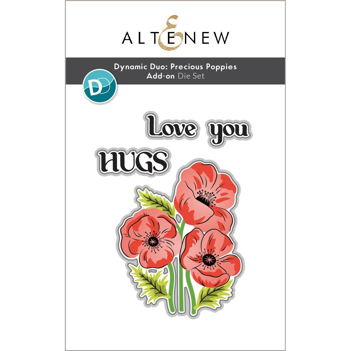 Altenew Dynamic Duo Precious Poppies Add-On Dies alt10227* – Simon Says Stamp