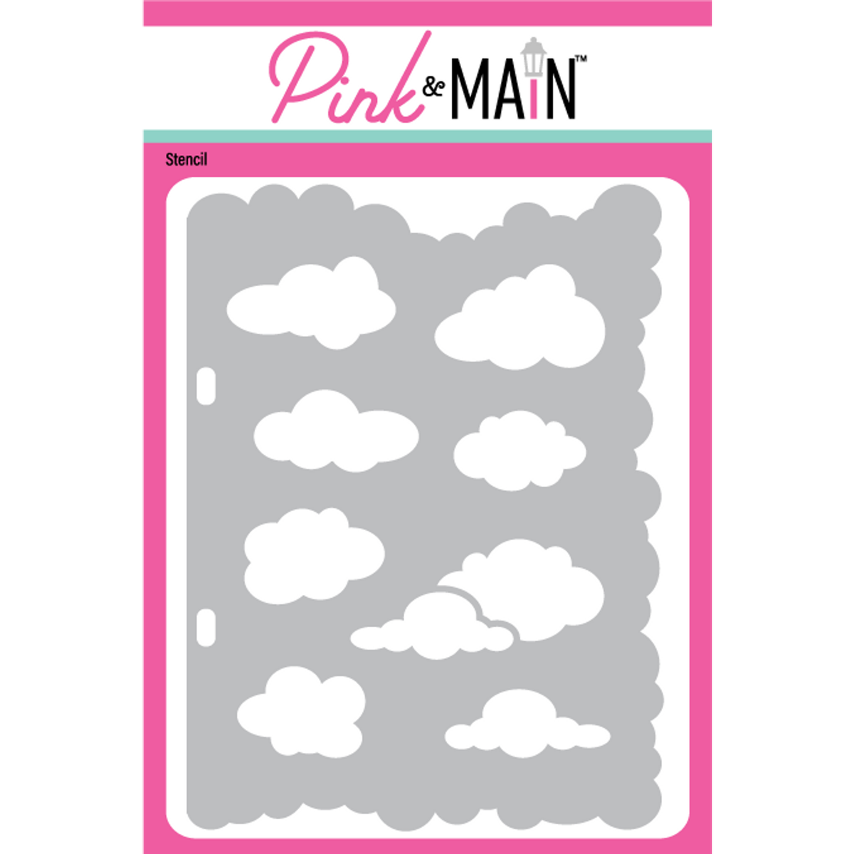 Pink and Main Cloudy Day Stencil PMS104* – Simon Says Stamp