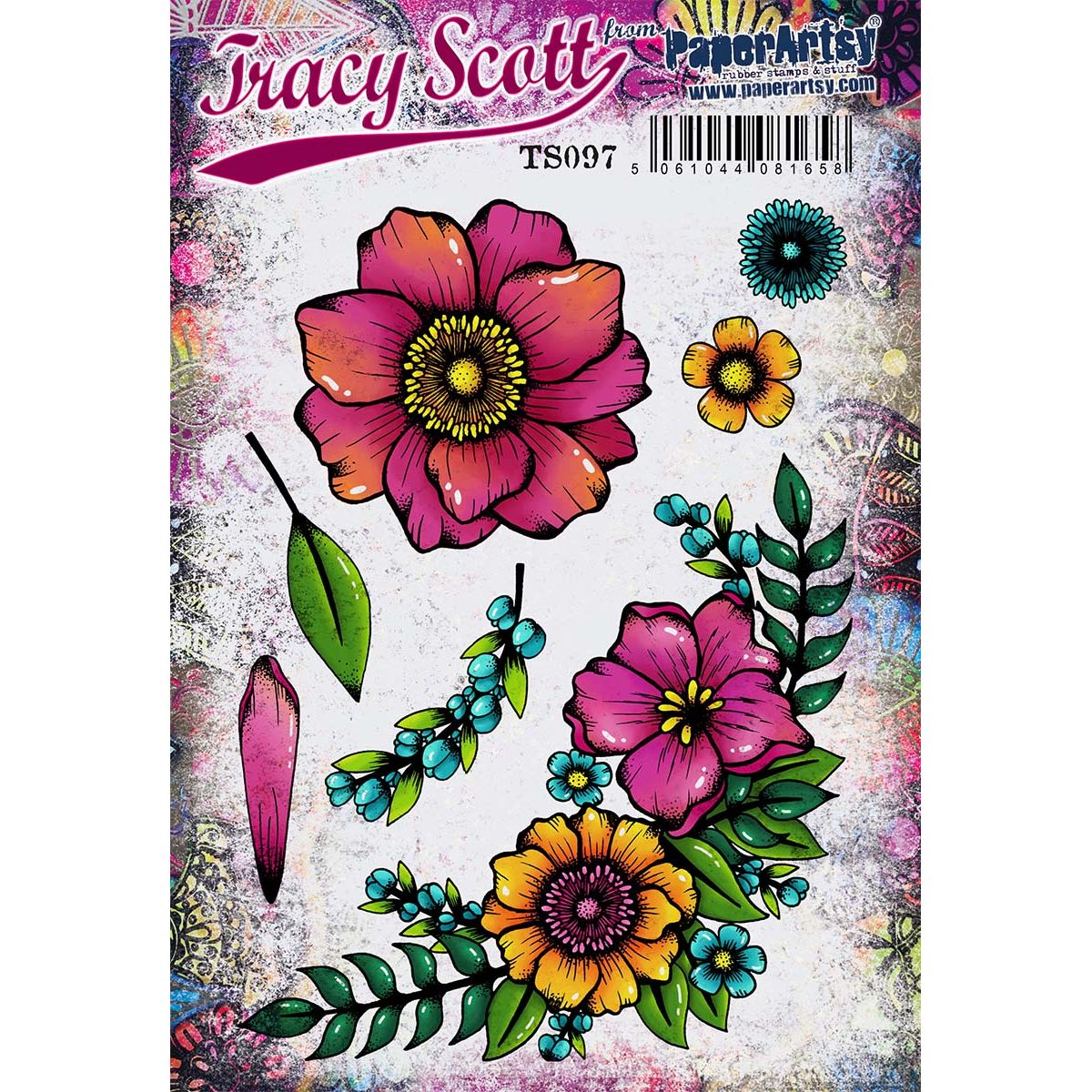 Paper Artsy Tracy Scott Cling Stamps ts097 – Simon Says Stamp