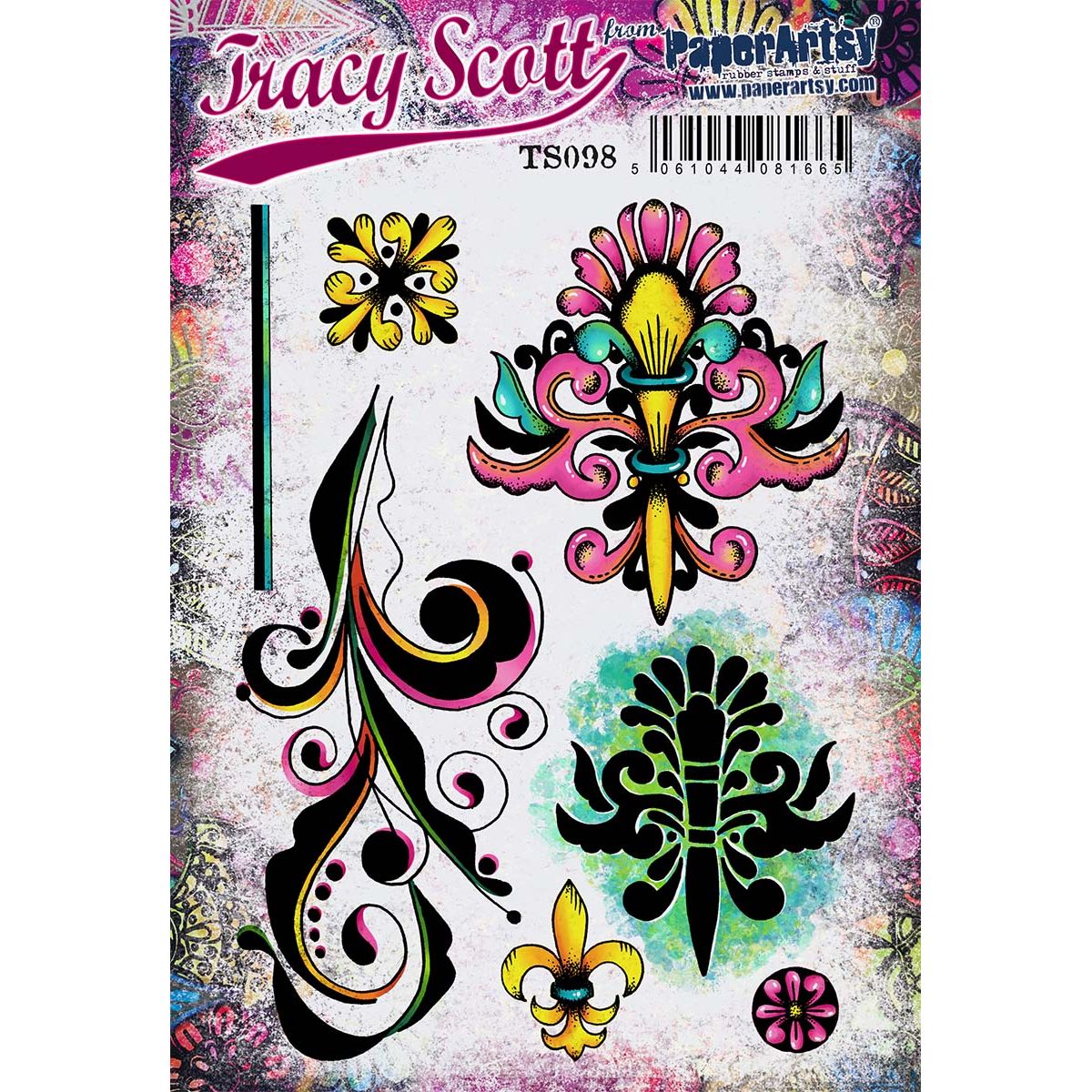 Paper Artsy Tracy Scott Cling Stamps ts098 – Simon Says Stamp