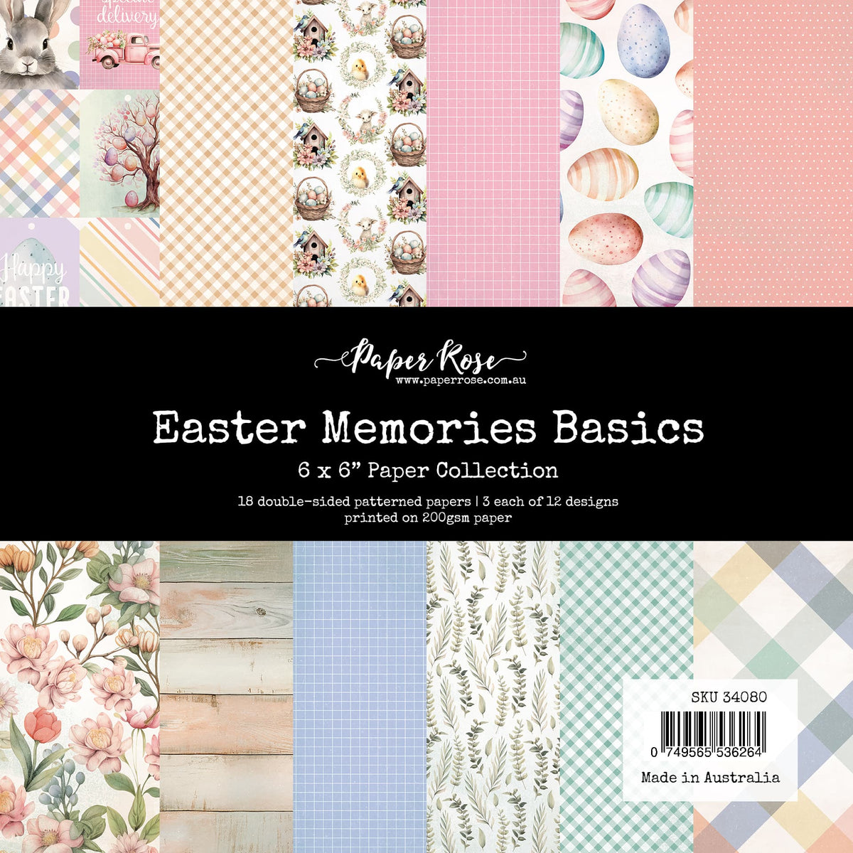 Paper Rose Easter Memories Basics 6x6 Paper 34080 – Simon Says Stamp