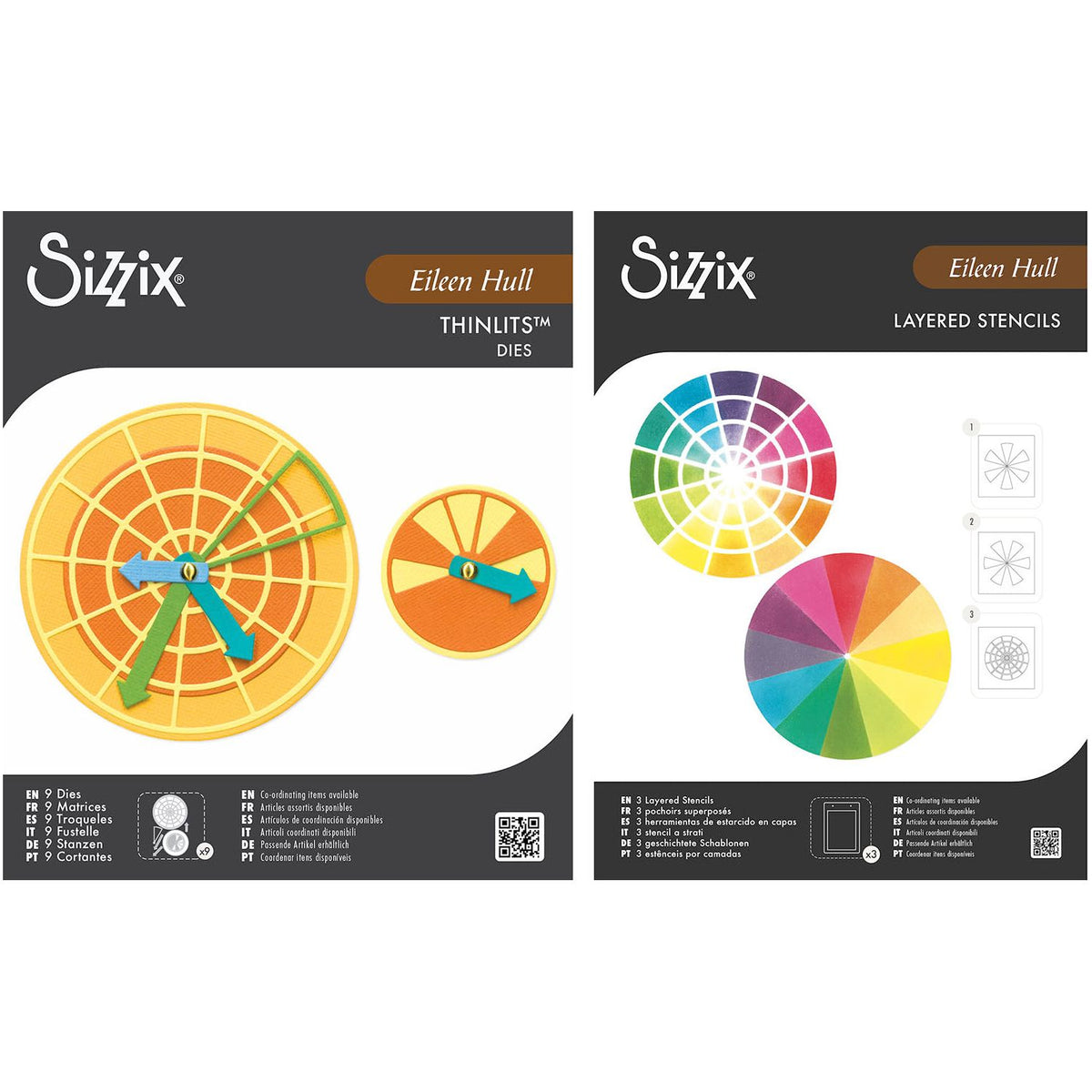 Sizzix Rainbow Wheels Die and Stencil Bundle – Simon Says Stamp