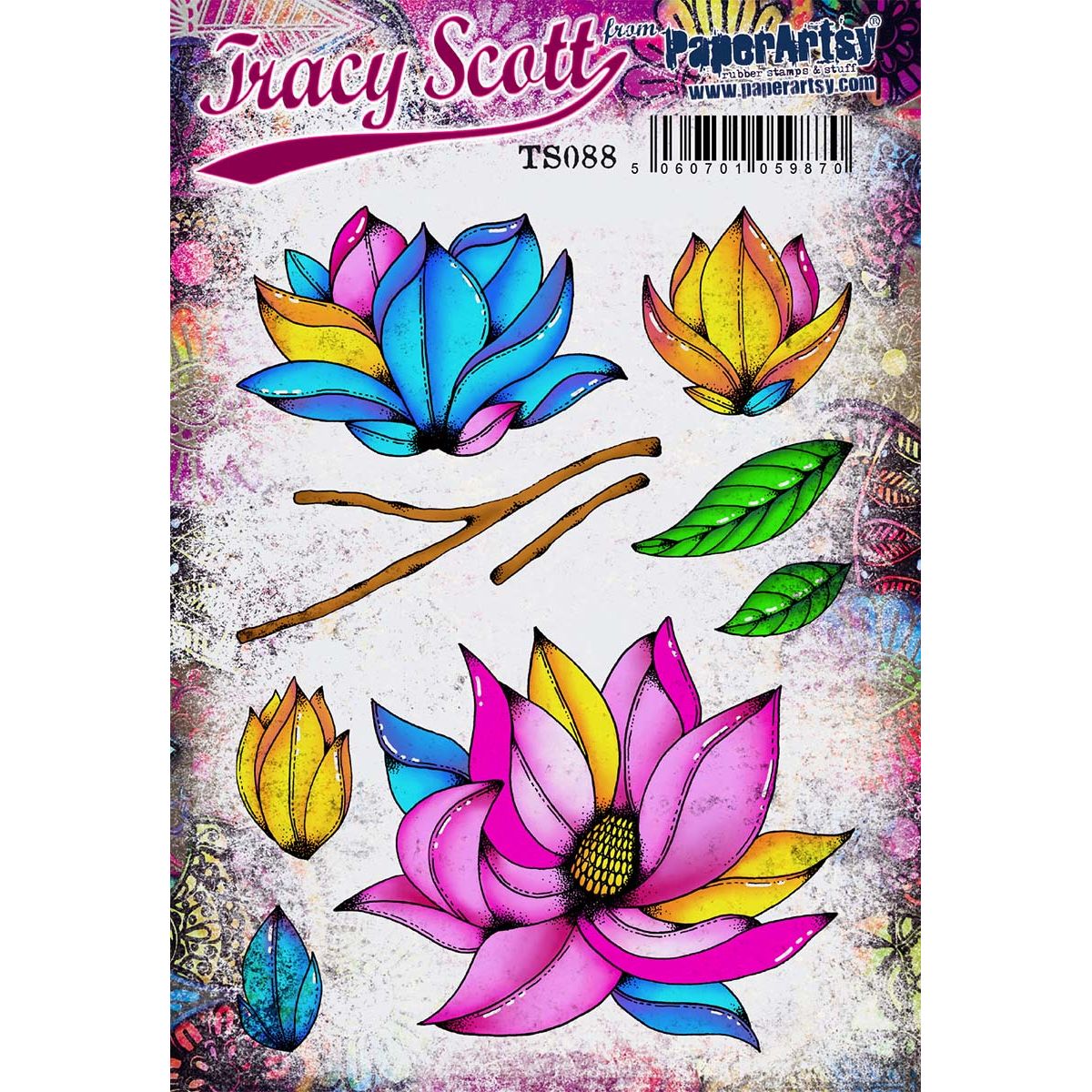 Paper Artsy Tracy Scott Cling Stamps ts088 – Simon Says Stamp