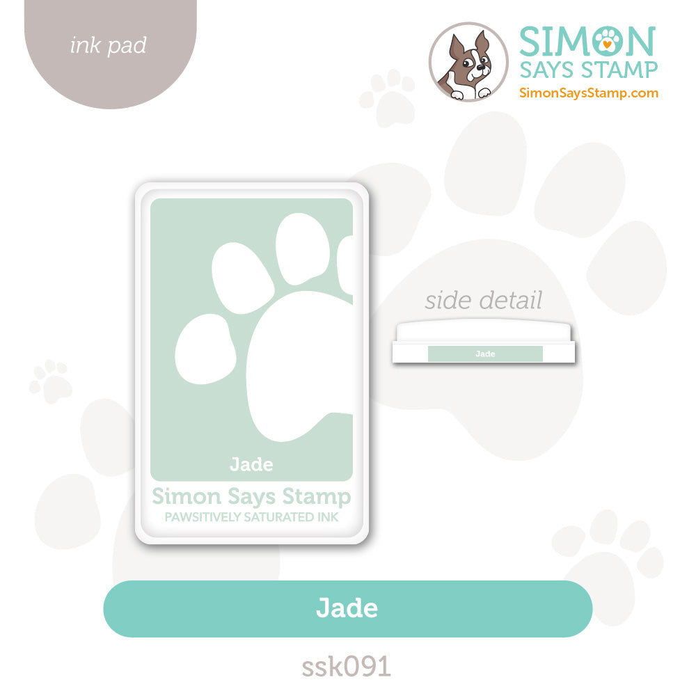 Simon Says Stamp Pawsitively Saturated Ink Pad Jade ssk091 Friend Like