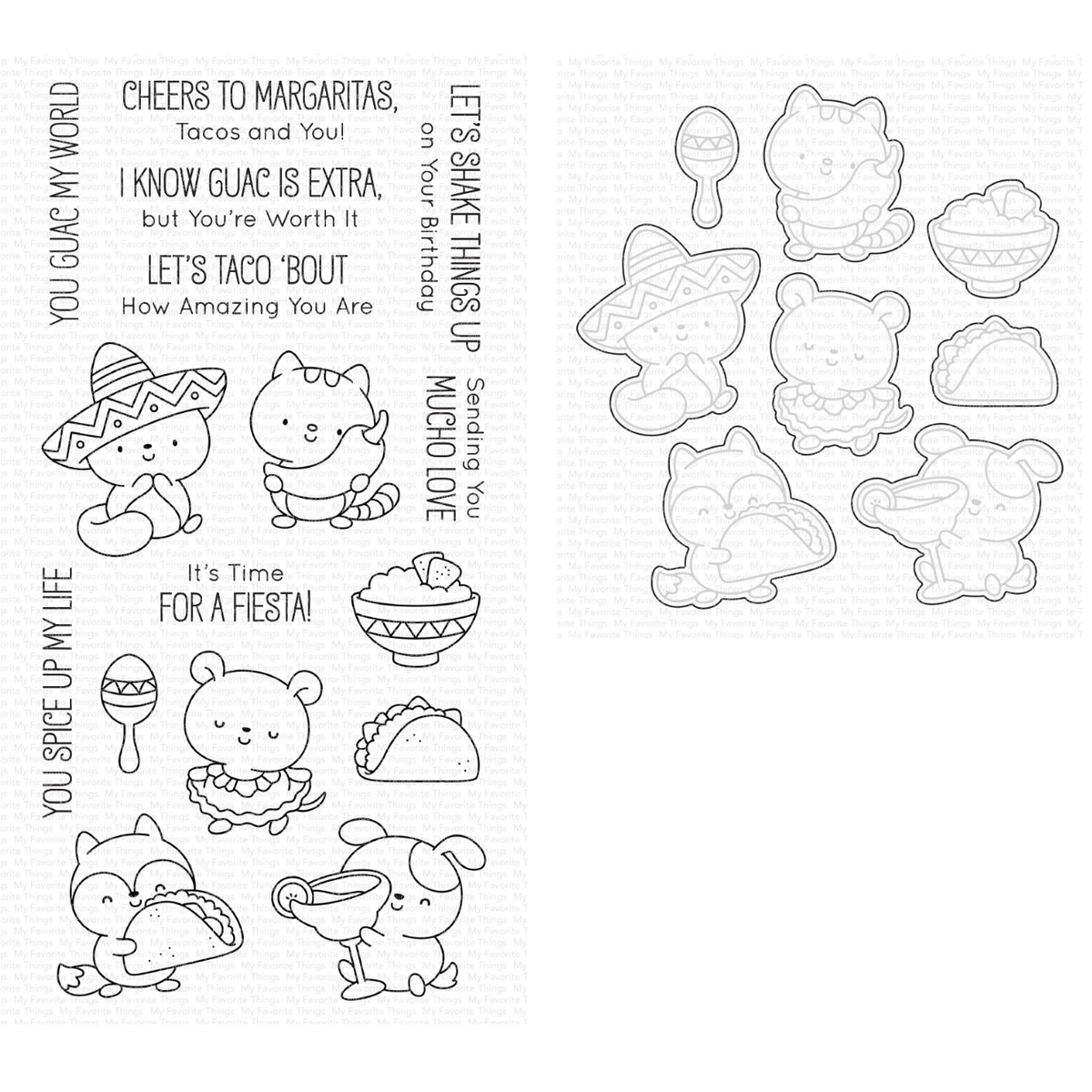 My Favorite Things Friends Who Fiesta Clear Stamps and Dies – Simon ...
