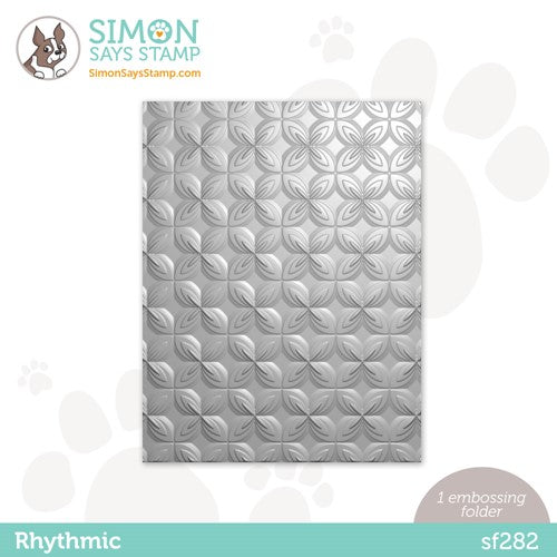 Simon Says Stamp Embossing Folder RHYTHMIC sf282*