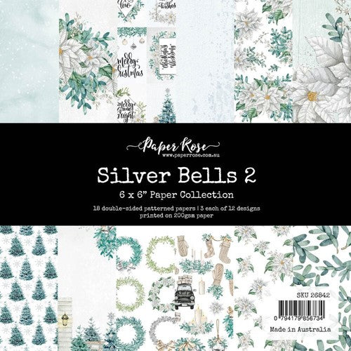 Paper Rose SILVER BELLS 2 6x6 Paper 26842* – Simon Says Stamp