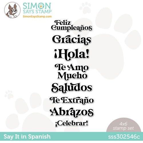 Simon Says Clear Stamps SAY IT IN SPANISH sss302546c – Simon Says Stamp