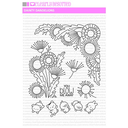 Clearly Besotted DAINTY DANDELIONS Clear Stamps – Simon Says Stamp