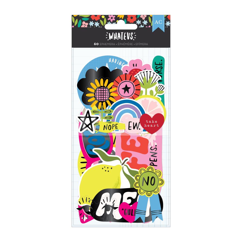 American Crafts Whatevs Icon Ephemera Pack 34030593 – Simon Says Stamp