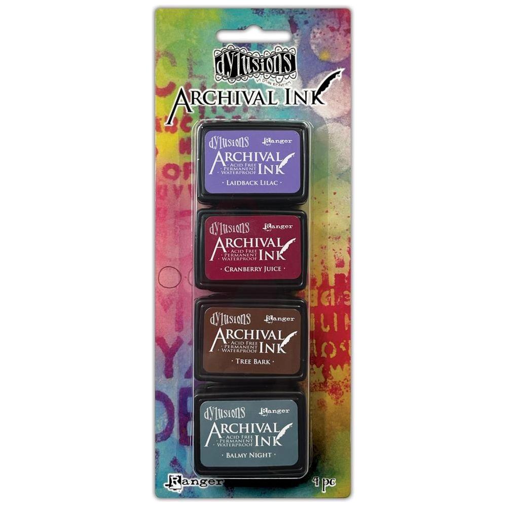 Ranger Dylusions Mini Archival Ink Pads Kit 4 Dyan Reaveley amdk85249 ...