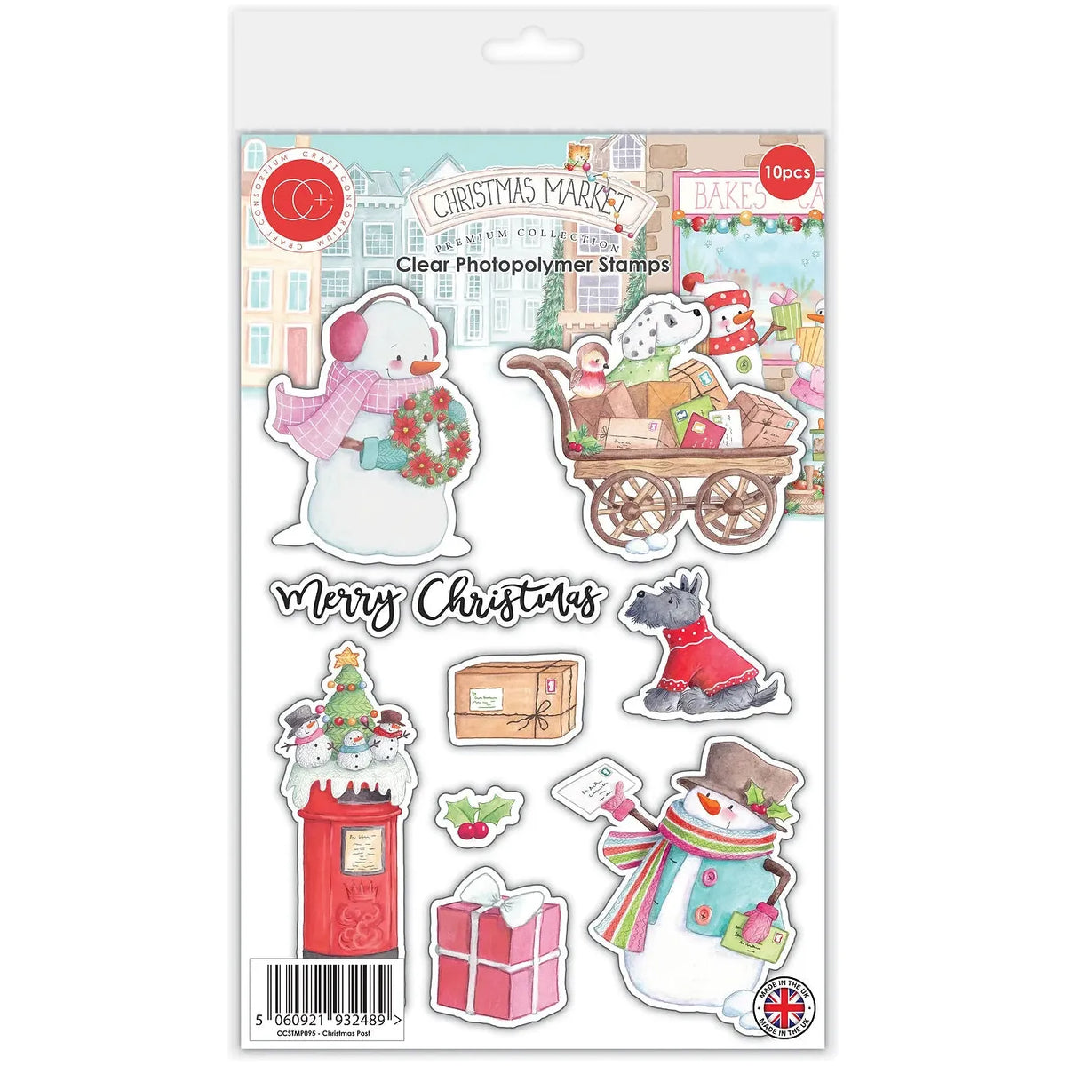 Craft Consortium Christmas Market Christmas Post Clear Stamps ccstmp09 ...