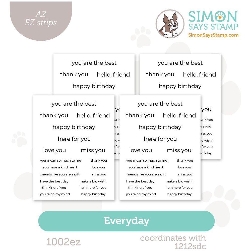 Simon Says Stamp Everyday EZ Strips 1002ez