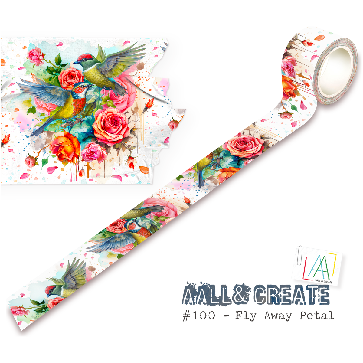 AALL & Create Fly Away Petal Washi Tape 100 – Simon Says Stamp