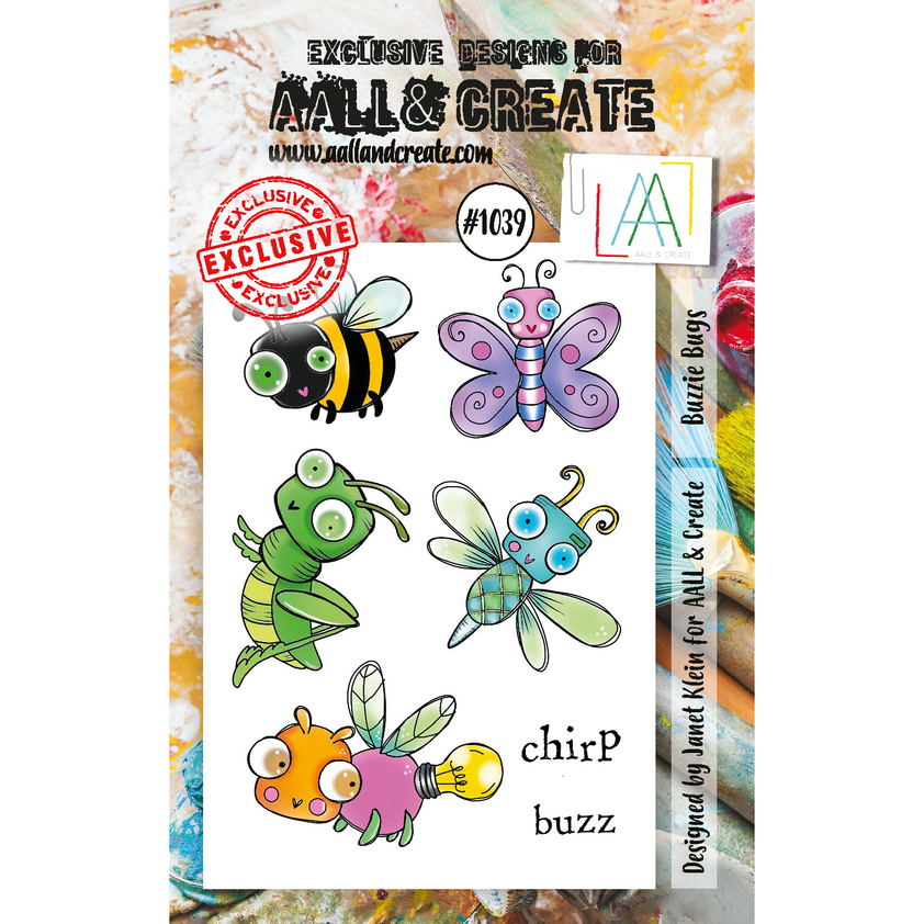 AALL & Create Buzzie Bugs A7 Clear Stamps 1039 – Simon Says Stamp