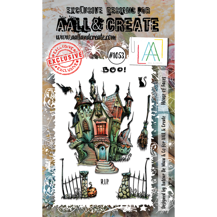 AALL & Create House of Faces A6 Clear Stamps aall1053 – Simon Says Stamp