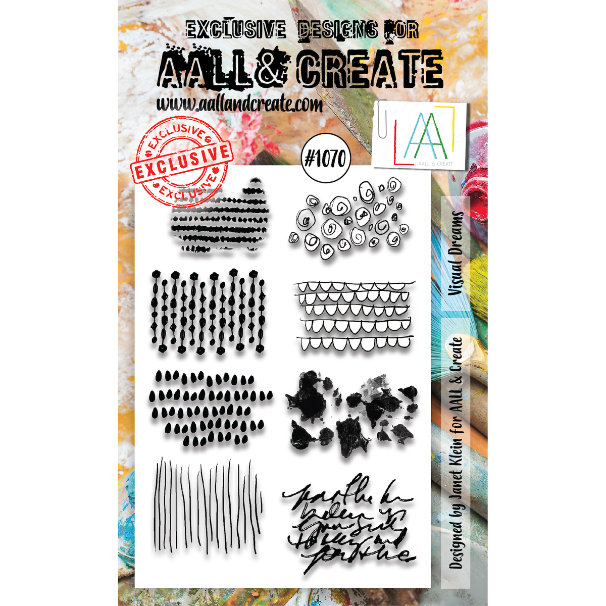 AALL & Create Visual Dreams A6 Clear Stamps 1070 – Simon Says Stamp
