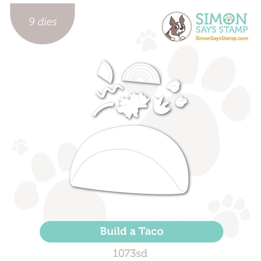 Simon Says Stamp Build a Taco Wafer Dies 1073sd Celebrate