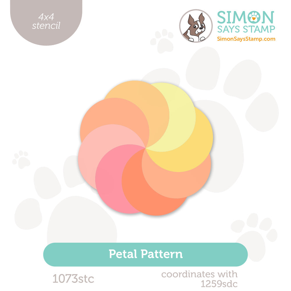 Simon Says Stamp Stencil Petal Pattern 1073stc Favorite Things