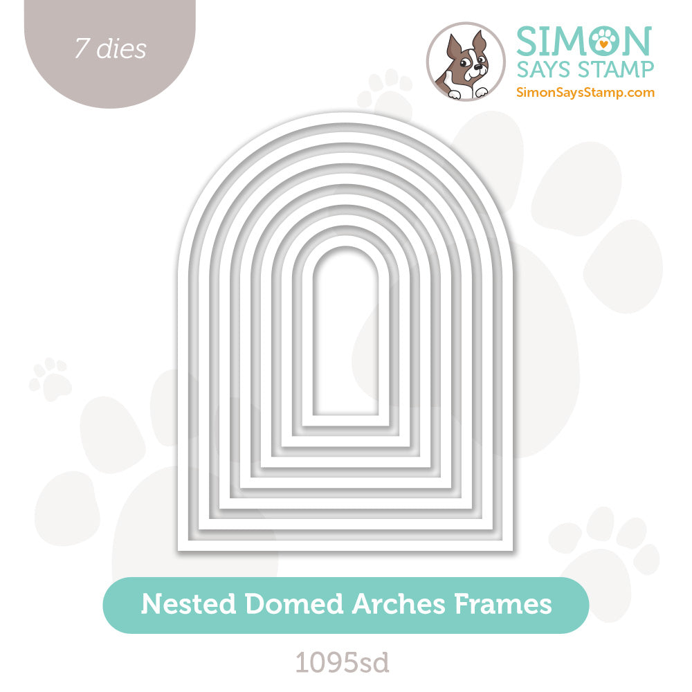 Simon Says Stamp Nested Domed Arches Frames Wafer Dies 1095sd Sunny Vi