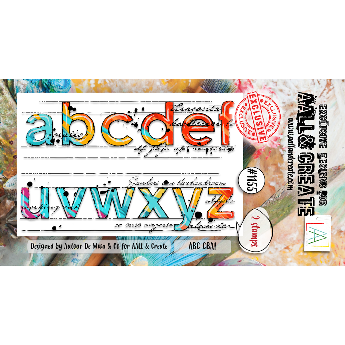 AALL & Create ABC CBA! A8 Clear Stamps 1155* – Simon Says Stamp