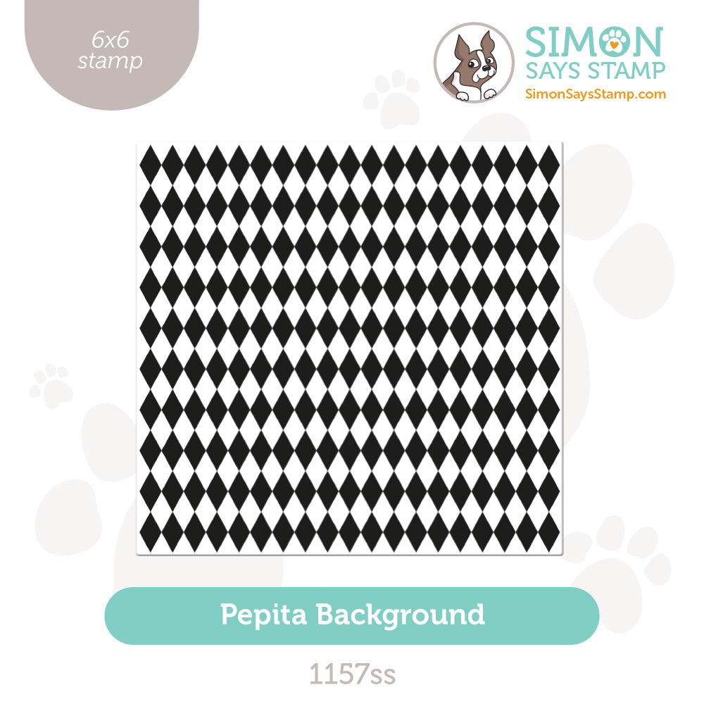 Simon Says Clear Stamp Pepita Background 1157ss Rain or Shine – Simon ...