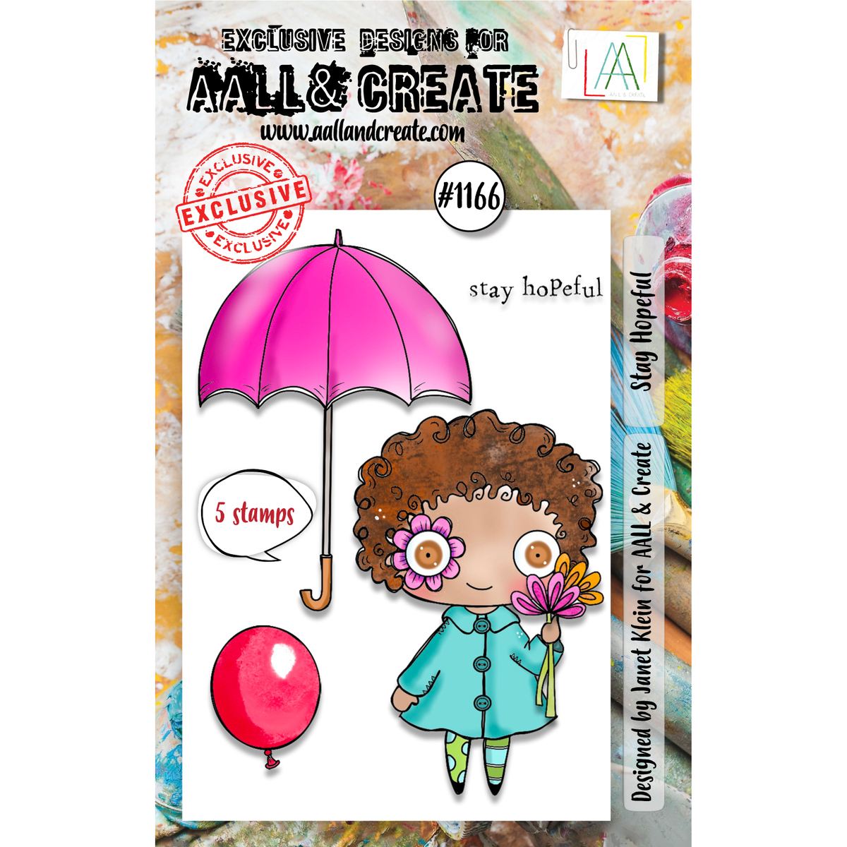 AALL & Create Stay Hopeful A7 Clear Stamps 1166 – Simon Says Stamp
