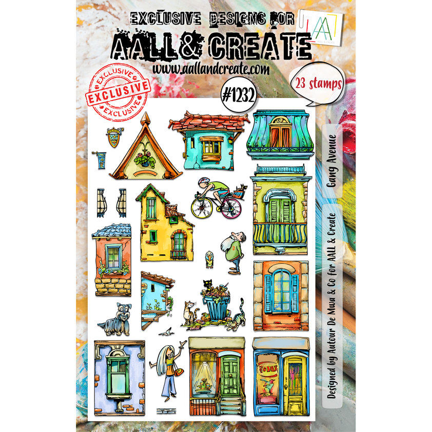 AALL & Create Gang Avenue A5 Clear Stamps 1232 – Simon Says Stamp