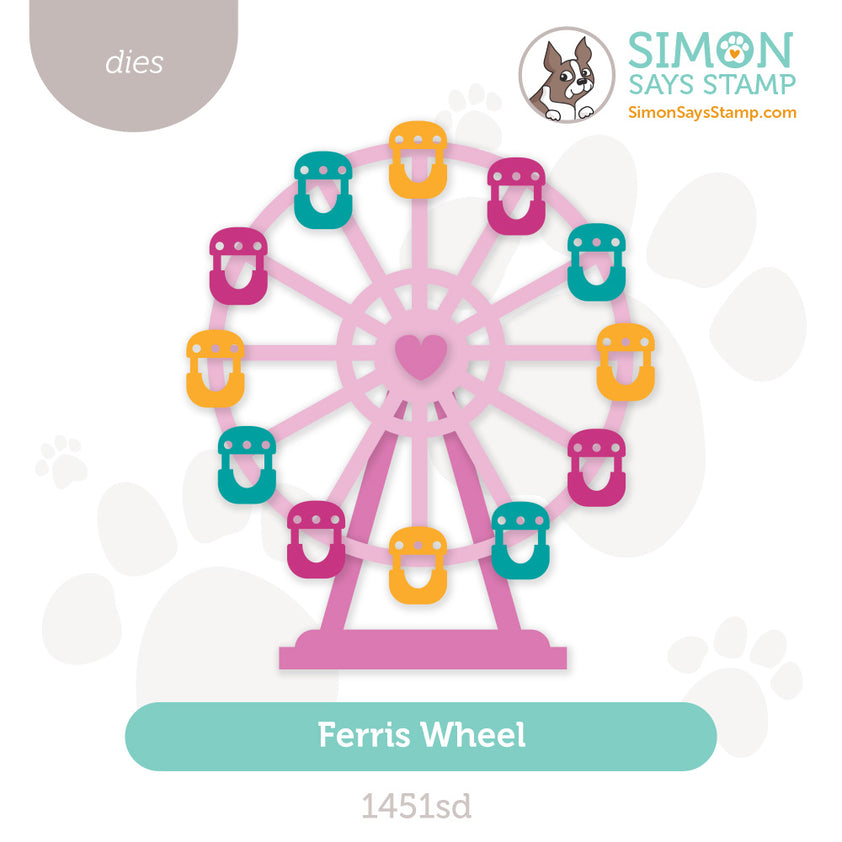 Simon Says Stamp Ferris Wheel Wafer Dies 1451sd