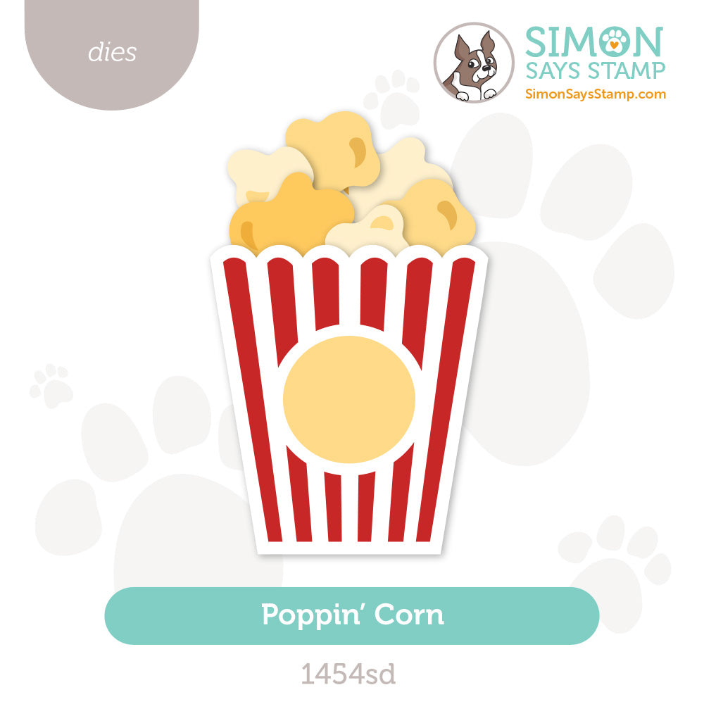Simon Says Stamp Poppin' Corn Wafer Dies 1454sd