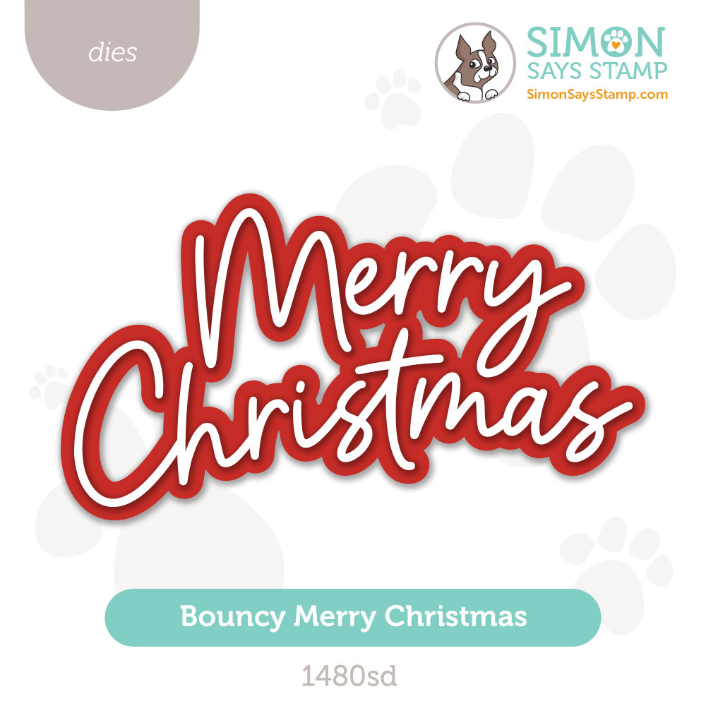 Simon Says Stamp Bouncy Merry Christmas Wafer Dies 1480sd And Everythi