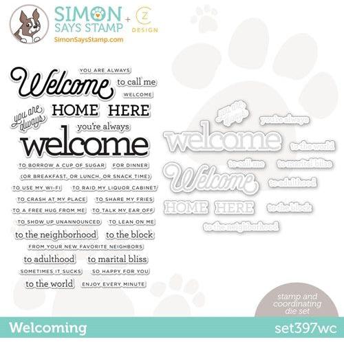CZ Design Stamps and Dies Welcoming – Simon Says Stamp