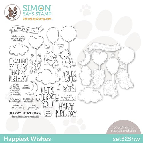 Simon Says Stamps and Dies Happiest Wishes