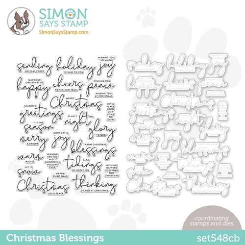 Simon Says Stamps and Dies Christmas Blessings