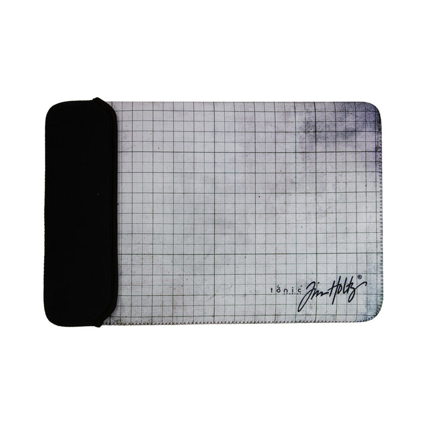 Tim Holtz Tonic Travel Glass White Studio Mat with Storage Sleeve 2634 ...