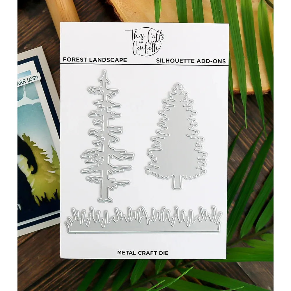 This Calls For Confetti Forest Landscape Craft Dies – Simon Says Stamp
