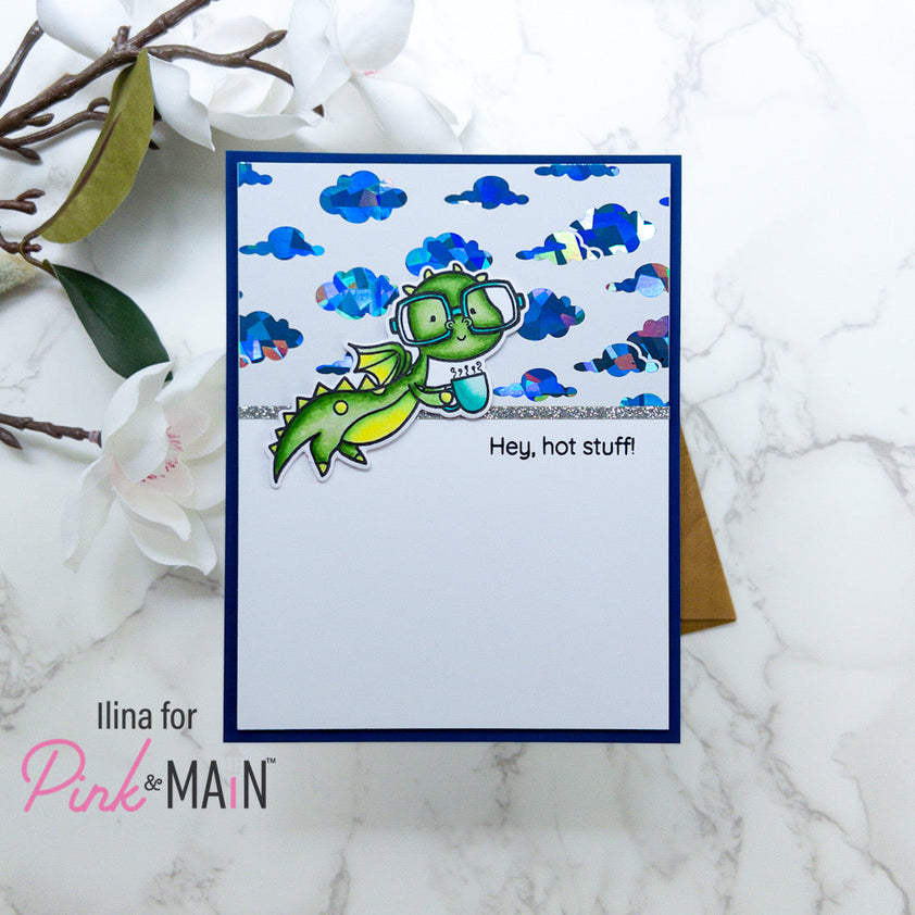 Pink and Main Hey Hot Stuff Clear Stamps PM0635* – Simon Says Stamp