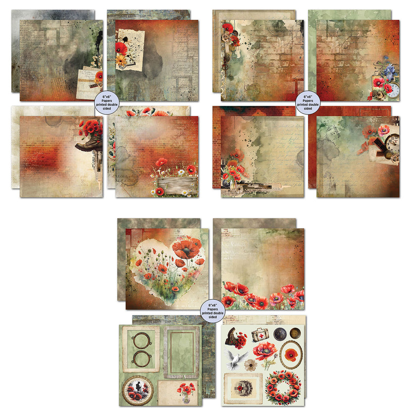 3Quarter Designs Never Forgotten 6x6 Paper Pack 3q-pp6-neverforgotten ...