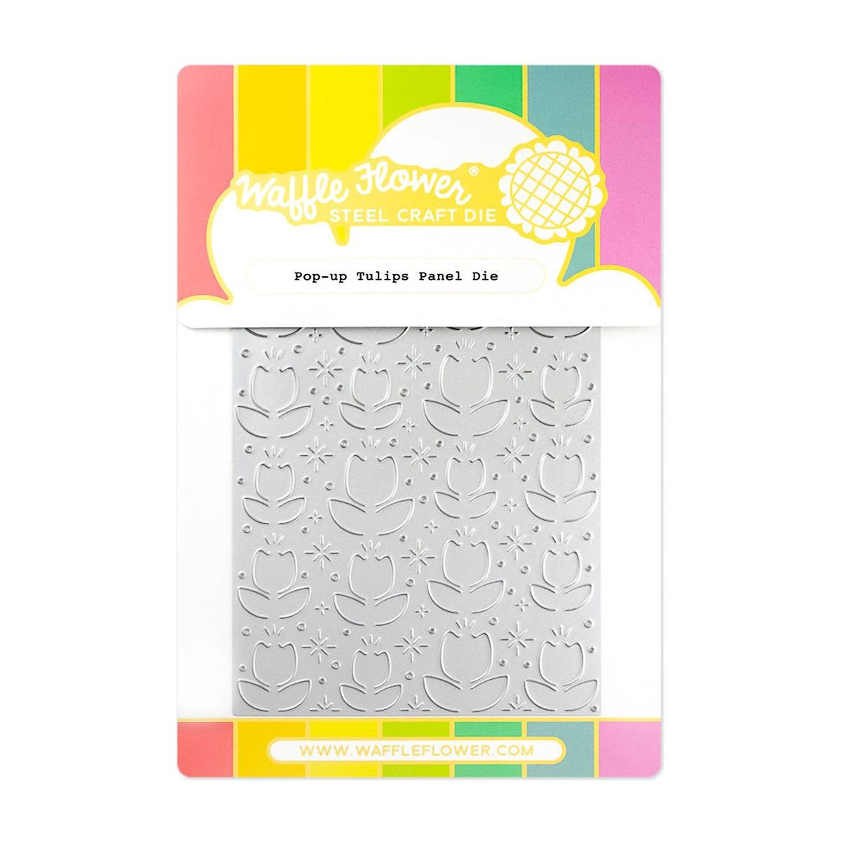 Waffle Flower Pop-up Tulips Cover Panel Die 421688 – Simon Says Stamp