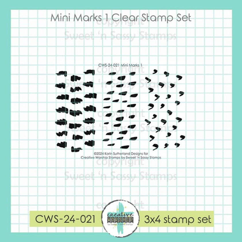 Creative Worship Mini Marks 1 Clear Stamps cws-24-021* – Simon Says Stamp