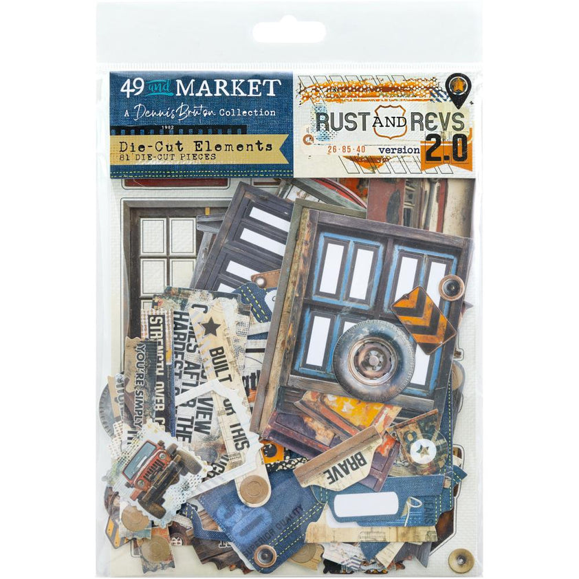 49 and Market Rust and Revs 2.0 Die Cut Elements rr2-31546 – Simon Says ...
