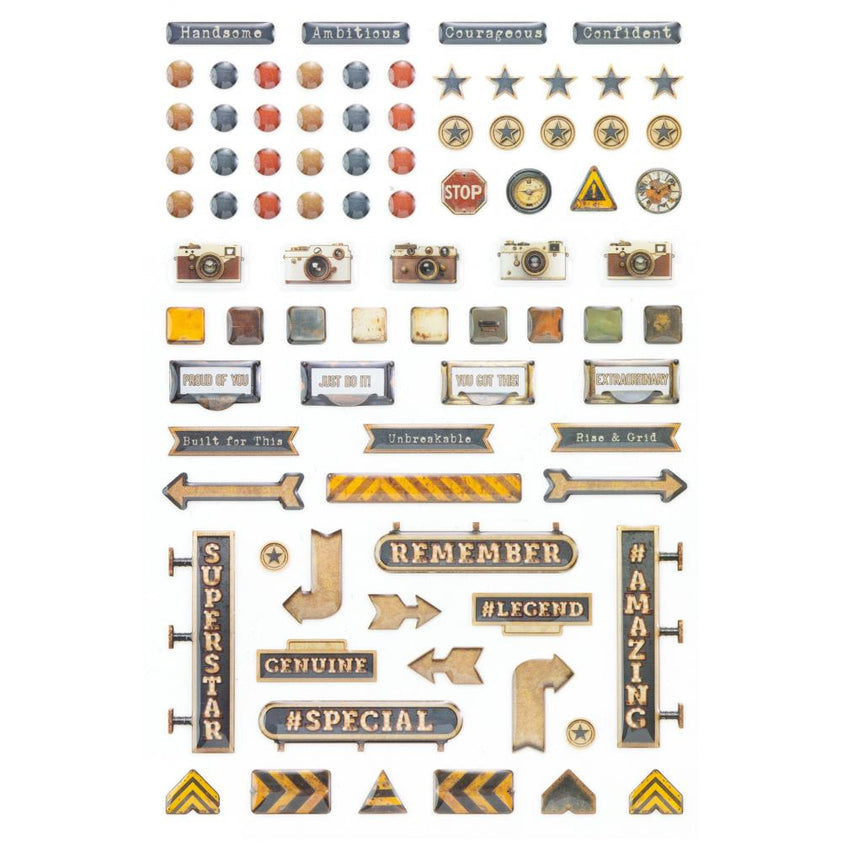 49 and Market Rust and Revs 2.0 Epoxy Stickers rr2-31577 – Simon Says Stamp