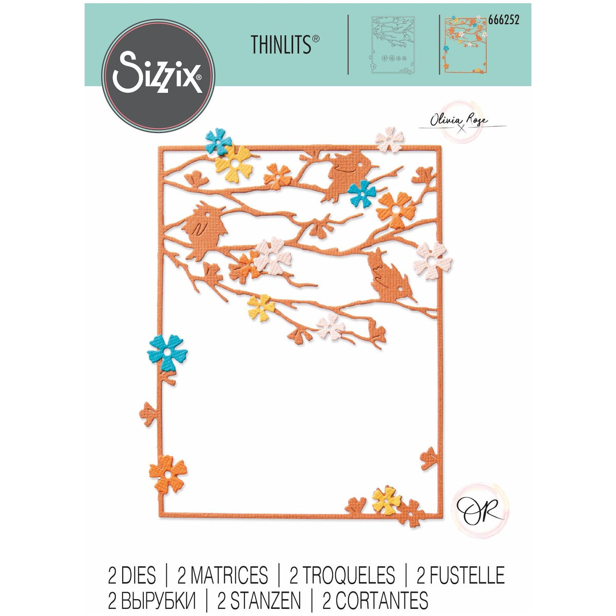 Sizzix Woodland Cardfront Thinlits Dies 666252* – Simon Says Stamp