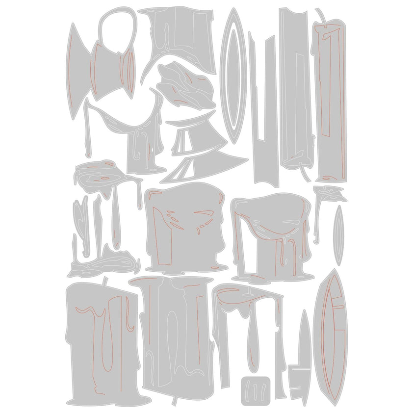 *Tim Holtz Sizzix Candleshop, Colorize Thinlits Dies 666331 – Simon ...