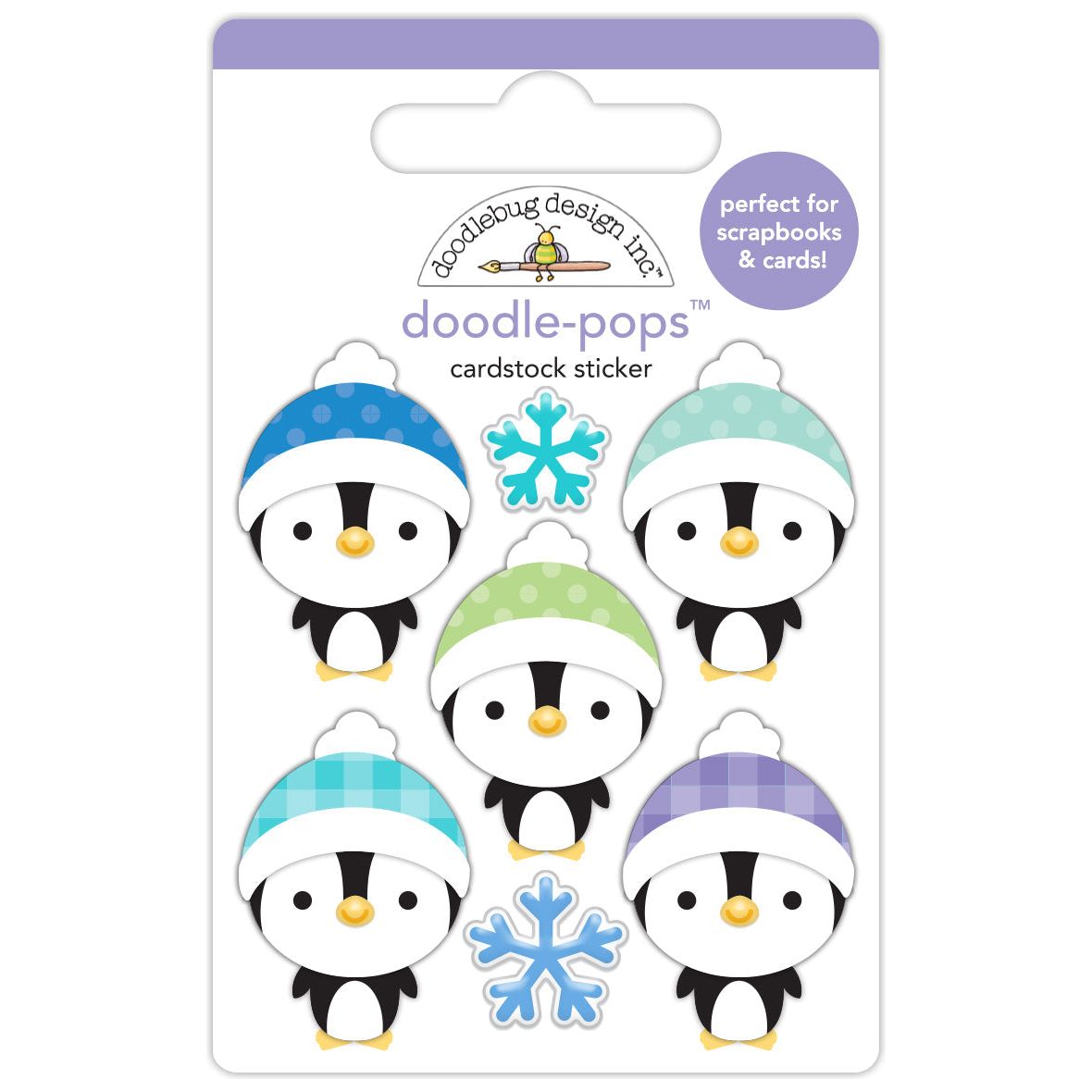 Doodlebug Penguin Pals Doodle-Pops 3D Stickers 8357 – Simon Says Stamp