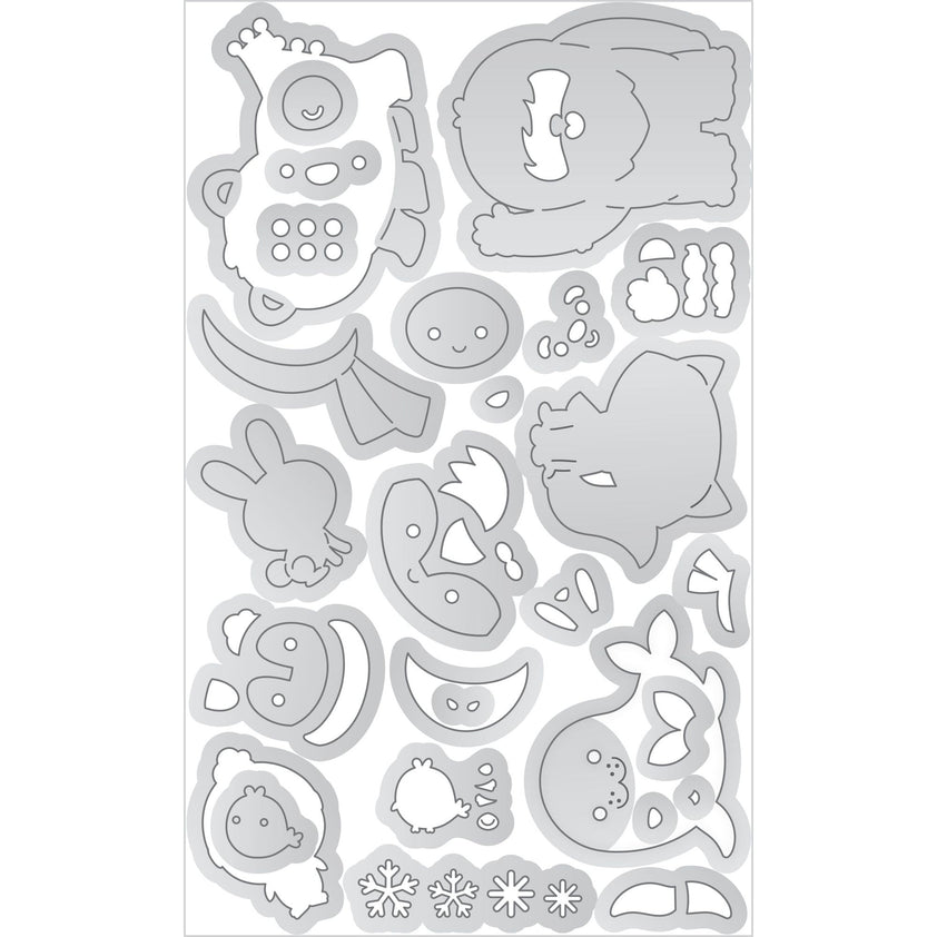 Doodlebug Snow Cute Doodle Cuts Dies 8369 Simon Says Stamp
